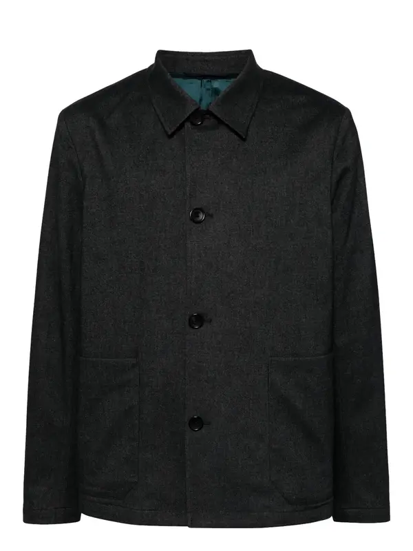 Paul Smith Cotton-blend Work Jacket - Grey