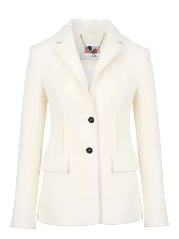 Ports 1961 Single-breasted Blazer - White