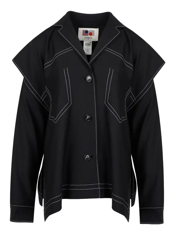 Ports 1961 Long Sleeve Jacket - Black