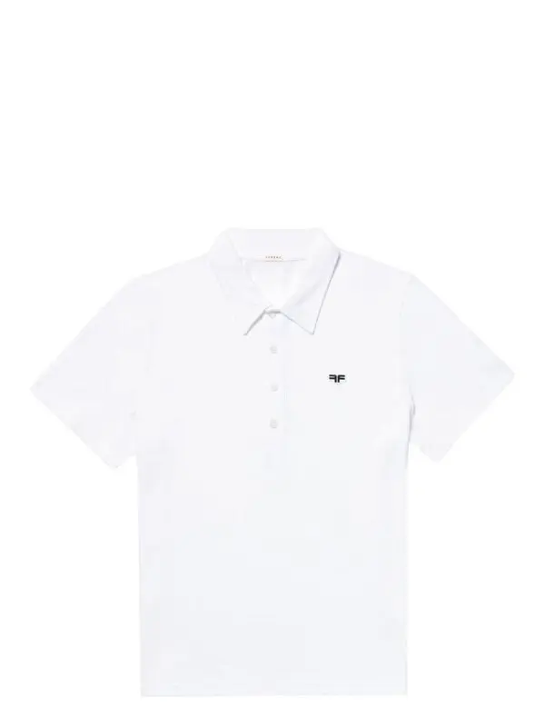 FURSAC Piqué Organic-cotton Polo Shirt - White