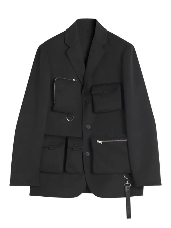 LANVIN Single-breasted Blazer - Black