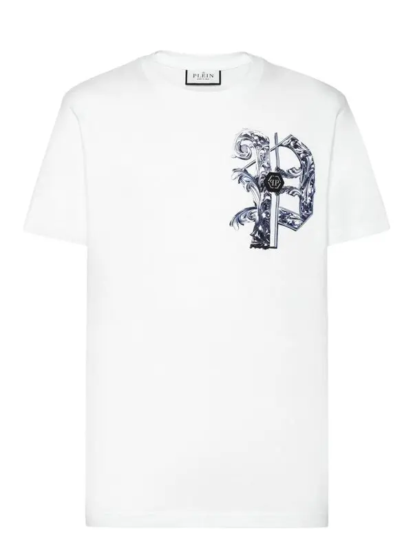 Philipp Plein Ss Skull-print T-shirt - White