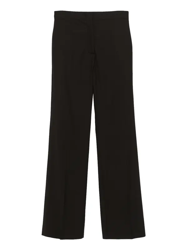Fabiana Filippi Low-rise Straight-leg Trousers - Brown