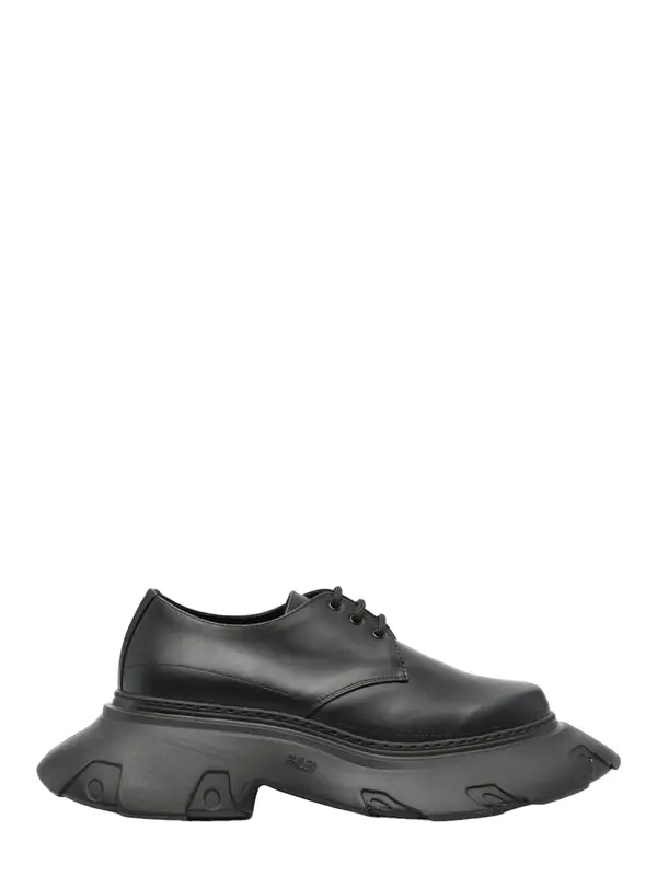 PHILEO Oversize-sole Derby Shoes - Black