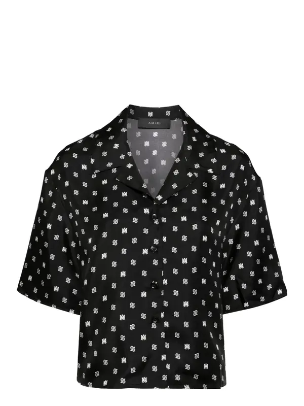 Amiri Ma Paisley Shirt - Black
