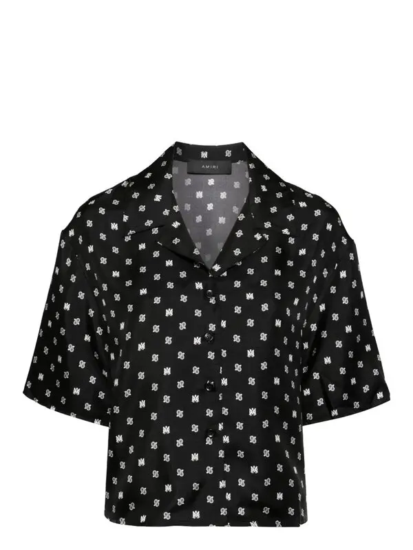 Amiri Ma Paisley Shirt - Black