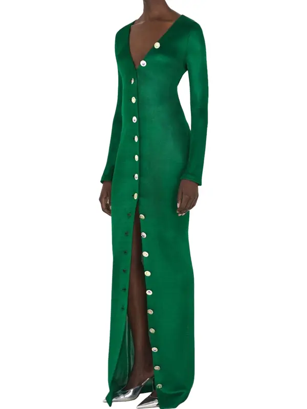 Galvan Turlington Dress - Green