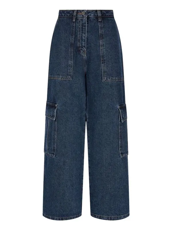 STUDIO TOMBOY Cargo-style Jeans - Blue