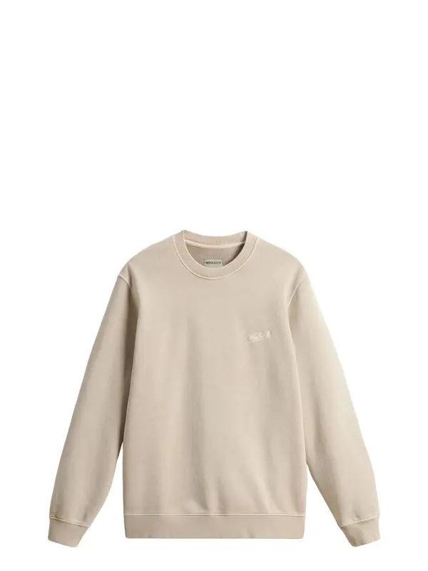 Woolrich Logo-embroidered Sweatshirt - Neutrals