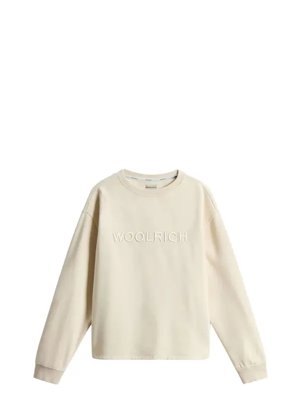 Woolrich Logo Sweater - Neutrals