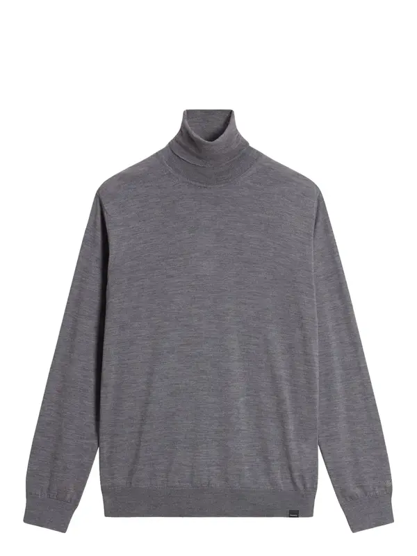Woolrich Roll-neck Virgin Wool Sweater - Grey