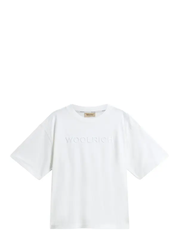Woolrich Fleece Jersey T-shirt - White