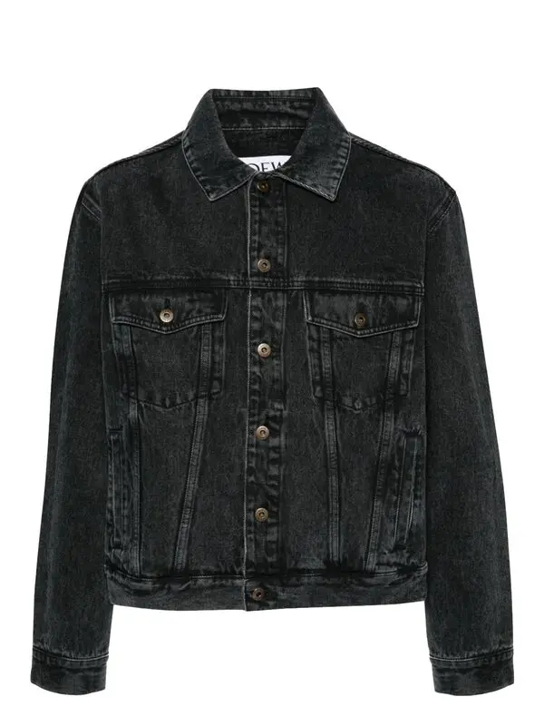Loewe Anagram Denim Jacket - Black