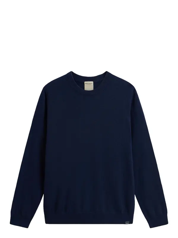 Woolrich Crew Neck Cashmere Jumper - Blue