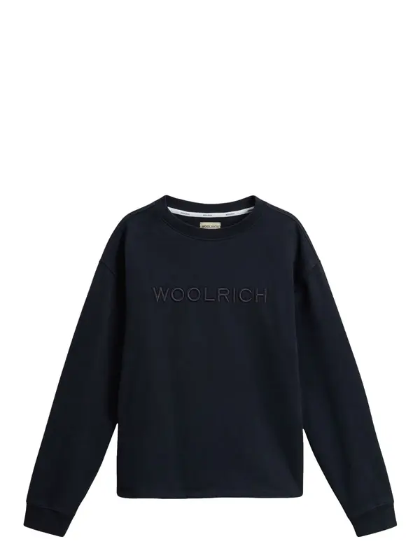 Woolrich Fleece Jersey T-shirt - Black