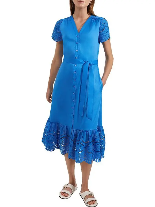 HOBBS LONDON Yasmine Dress - Crystal Blue