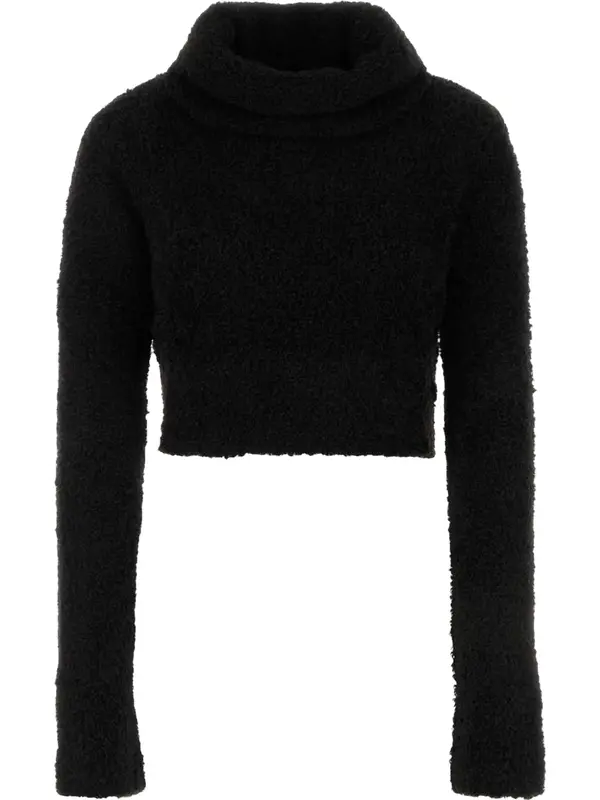Saint Laurent Brushed-finish Jumper - Black