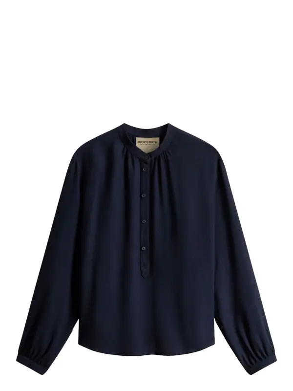 Woolrich Long Sleeve Blouse - Blue