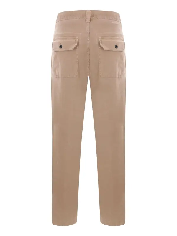 Incotex Garment-dyed Straight-leg Trousers - Neutrals