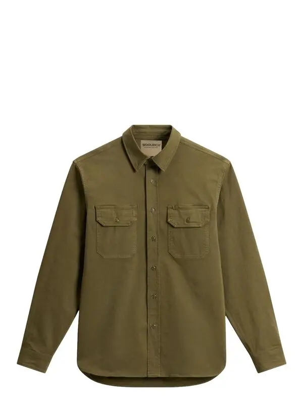 Woolrich Garment-dyed Shirt - Green