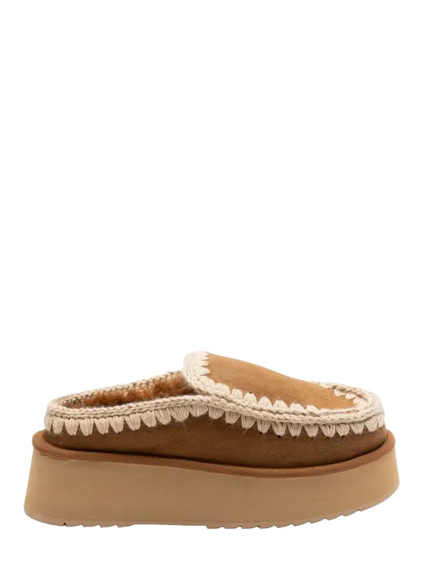 Mou Eskimo Bold Slippers - Brown