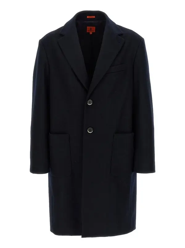 Barena Venezia Baron Wool Coat - Blue