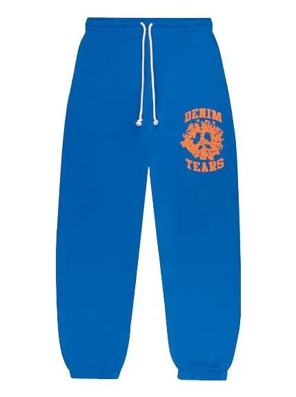 DENIM TEARS Denim University Sweatpants - Royal Blue