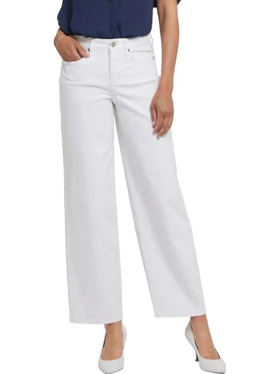 NYDJ Jemma High-waist Barrel Leg Jeans - Optic White