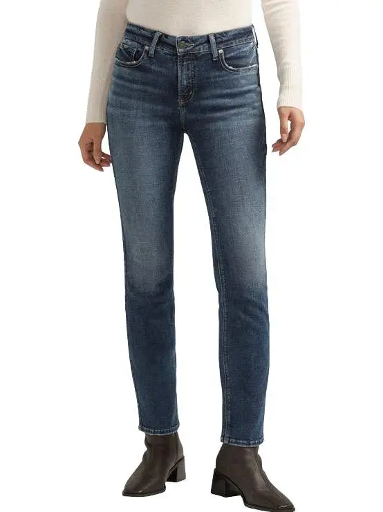 SILVER JEANS CO. Elyse Straight Leg Jeans - Indigo