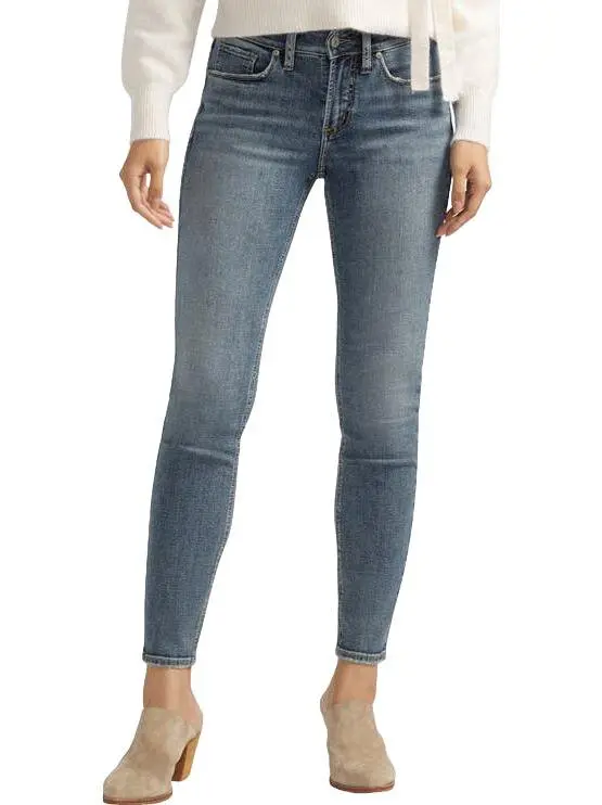 SILVER JEANS CO. Suki Curvy Skinny Jeans - Indigo