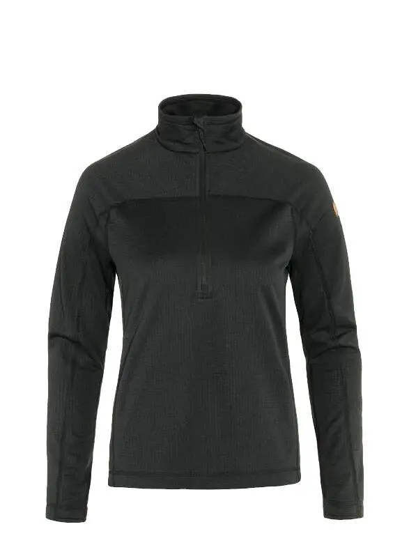 Fjallraven Abisko Lite Fleece Half Zip - Black