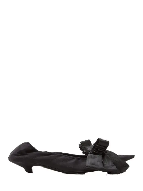 Balenciaga Louis Xv Satin Pumps - Black
