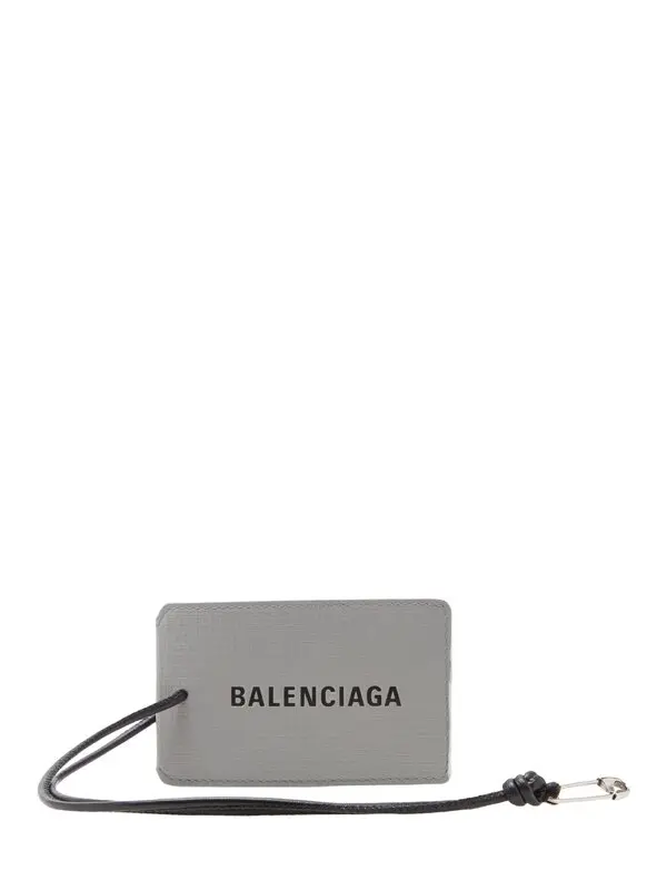 Balenciaga Leather Tag - Grey