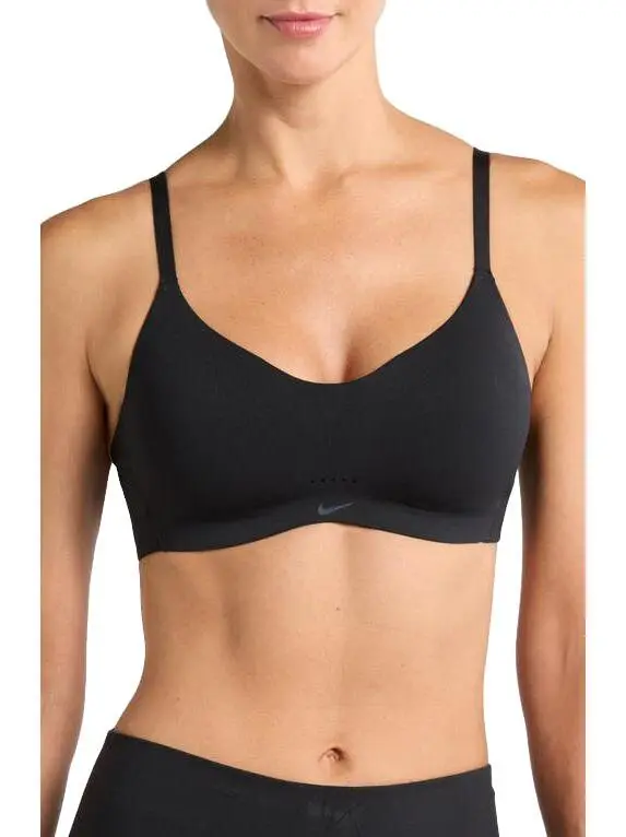 Nike Alate Minimalist Dri-fit Padded Sports Bra - 010 Black/col Gy