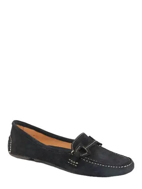 PATRICIA GREEN Jane Bit Loafer - Black Suede