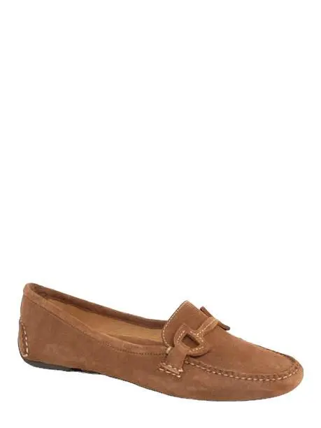 PATRICIA GREEN Jane Bit Loafer - Cognac Suede
