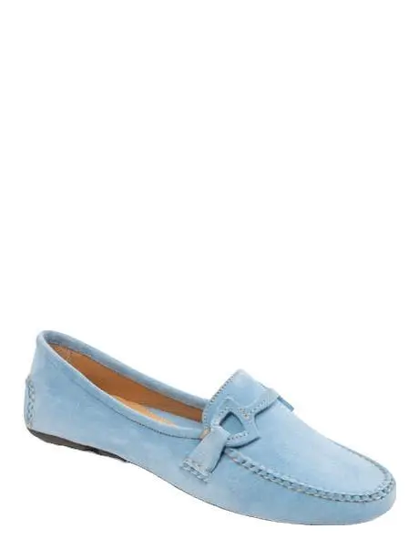 PATRICIA GREEN Jane Bit Loafer - French Blue Suede