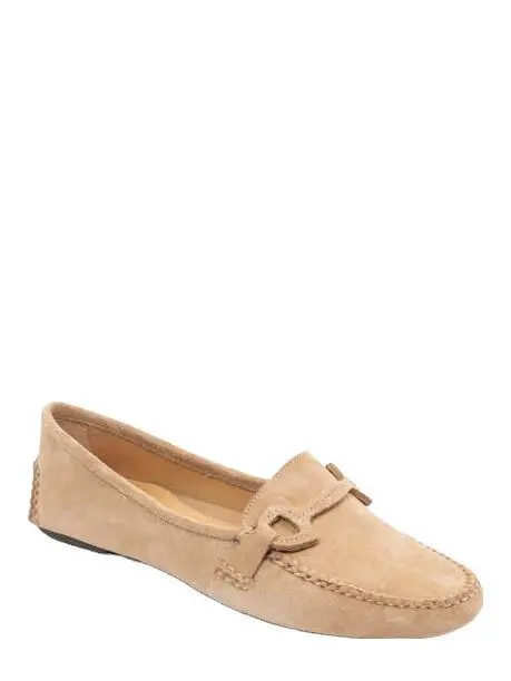 PATRICIA GREEN Jane Bit Loafer - Tan Suede