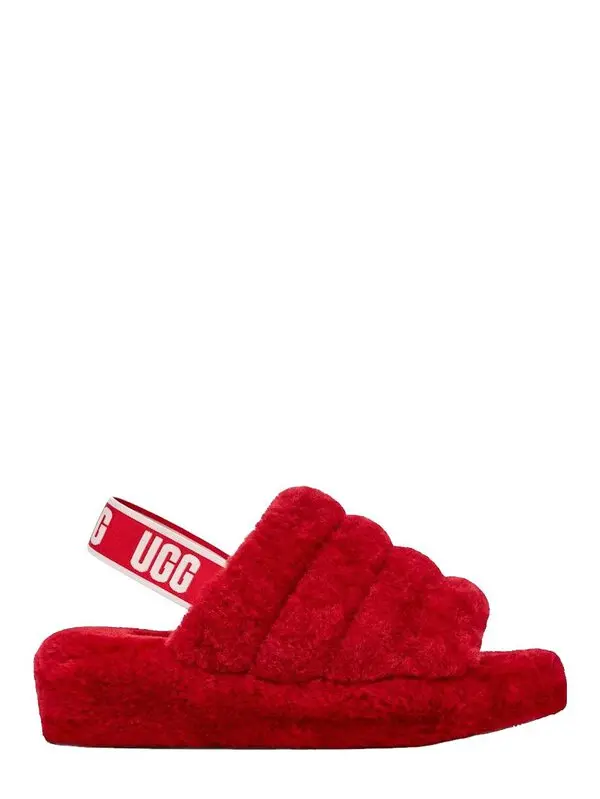 UGG Fluff Yeah Slide - Ribbon Red