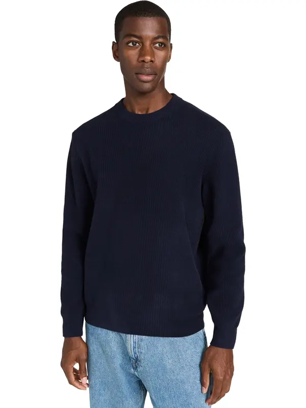 Nn07 Danny Lightweight Sweater - Navy Blue