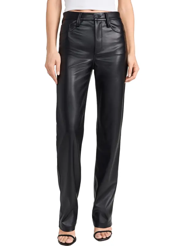 Joe's Jeans The Margot Vegan Leather Pants - Black