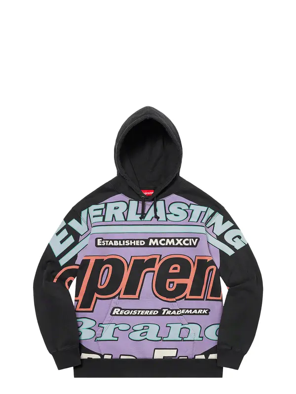 Supreme Everlasting Hooded Sweatshirt - Black