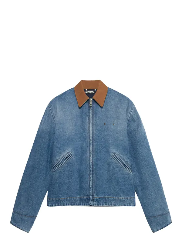 1989 STUDIO Denim Worker Jacket - Light Blue