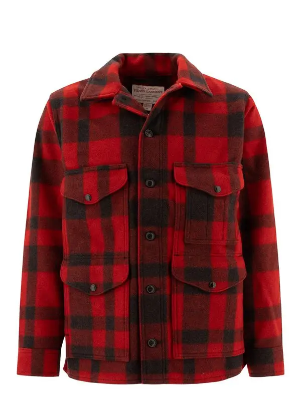 Filson Mackinaw Wool Coat - Red