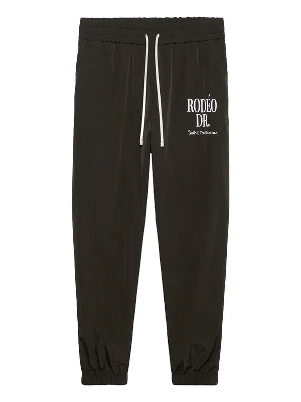 1989 STUDIO Nylon Trackpants Rodeo - Brown