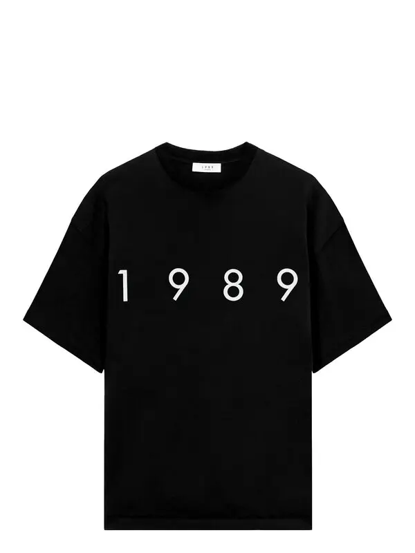 1989 STUDIO T Shirt Ss Logo - Black