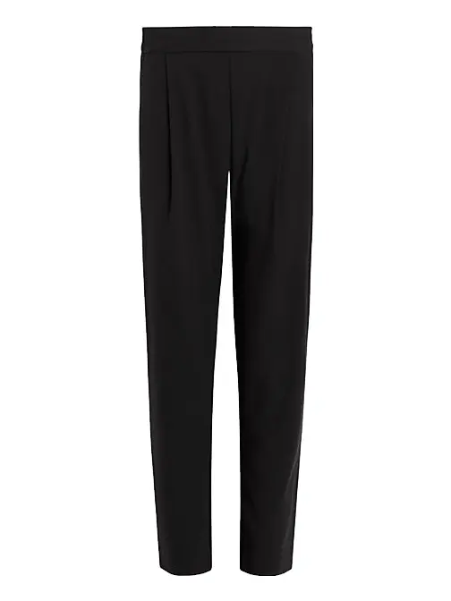 ALLSAINTS Aleida Straight-leg High-rise Trousers - Black