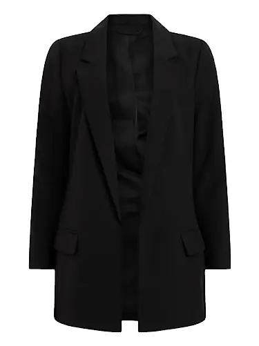 ALLSAINTS Aleida Tri Regular-fit Stretch-woven Blazer - Black