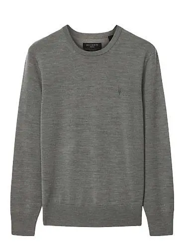ALLSAINTS Mode Merino Marl-pattern Wool Crew Jumper - Maple Green