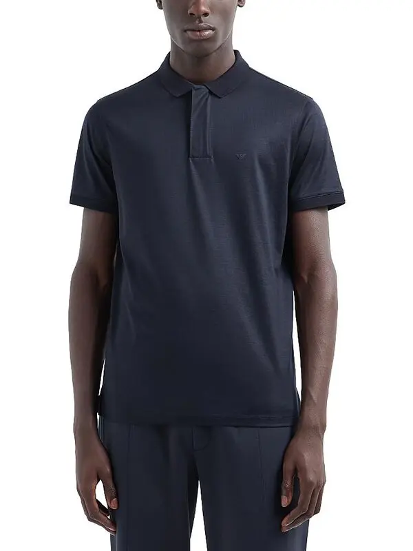 Emporio Armani Capsule Travel Polo Shirt - Navy Blue